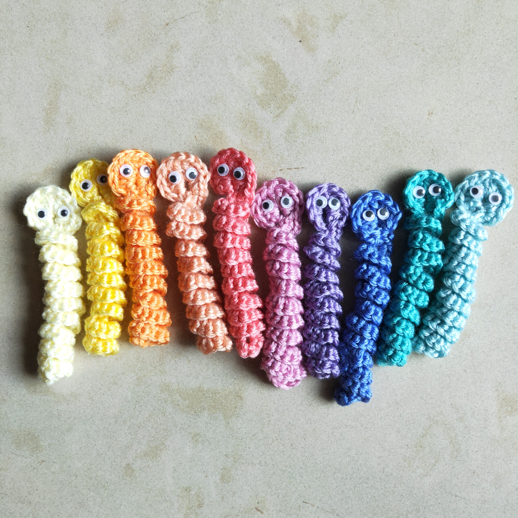 Worry Worms For Fidget Home Work School Stress Relief | Shopee Singapore