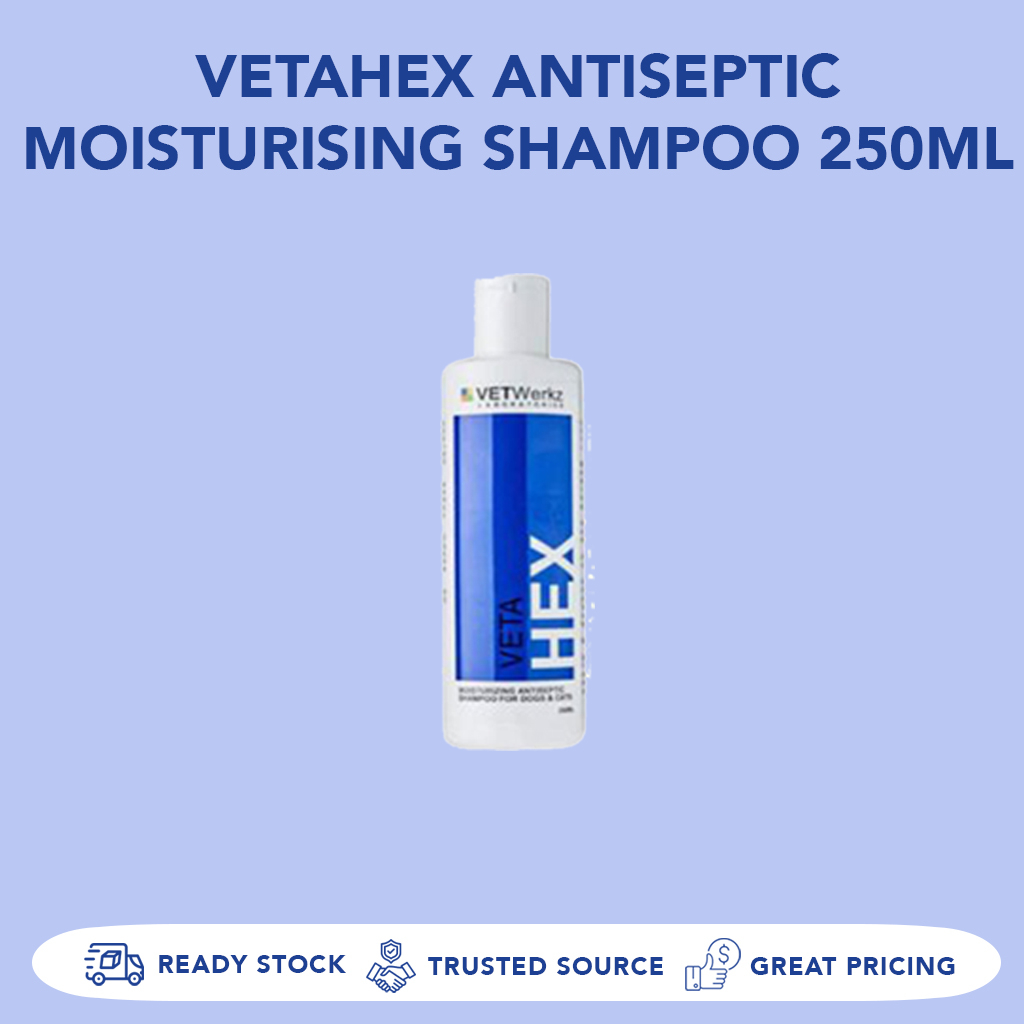 VetWerkz VetaZole Medicated & VetaHex Antiseptic Moisturising Shampoo ...