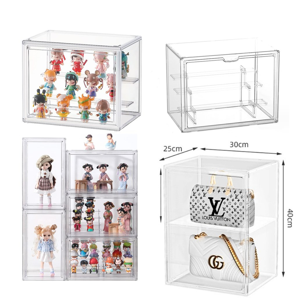 Acrylic Labubu Zimomo Popmart Bag Display Case Figurine Display Box ...