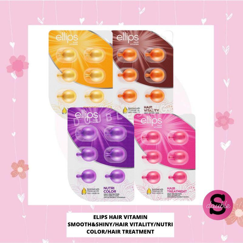Ellips Hair Vitamin Oil Capsule / Treatment Mask Serum, 6ml | Shopee ...