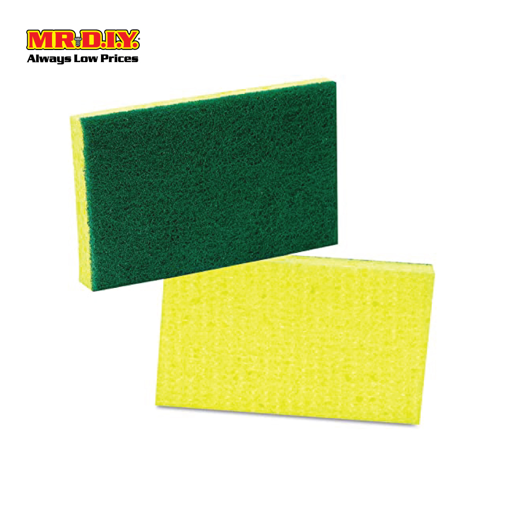 SCOTCH BRITE Kitchen Tough Cleaning Dual-Sided Scouring Sponge (4pcs ...