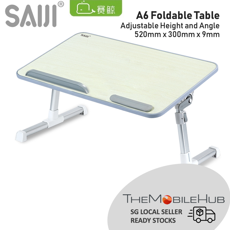 Xgear SAIJI A6 Foldable Multi-Purpose Adjustable Height Laptop Table Desk Work Home | Shopee ...