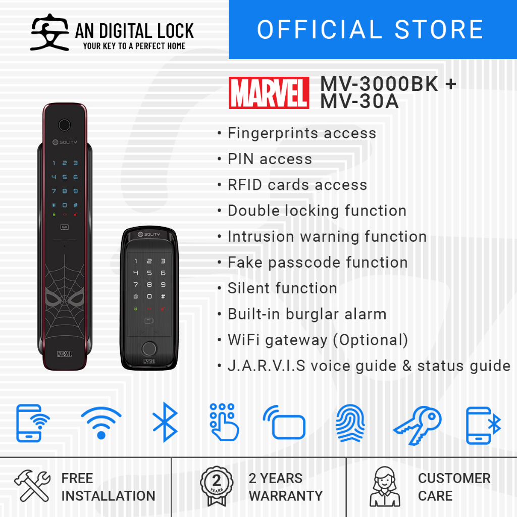 Marvel Bundle Set An Digital Lock Shopee Singapore