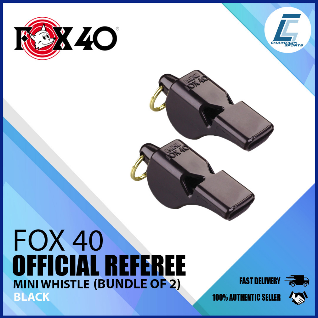 Fox40 Official Referee Mini Whistle (Bundle of 2) | Shopee Singapore