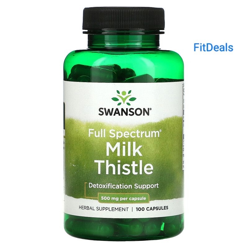Swanson Full Spectrum Milk Thistle (100 Capsules) | Shopee Singapore