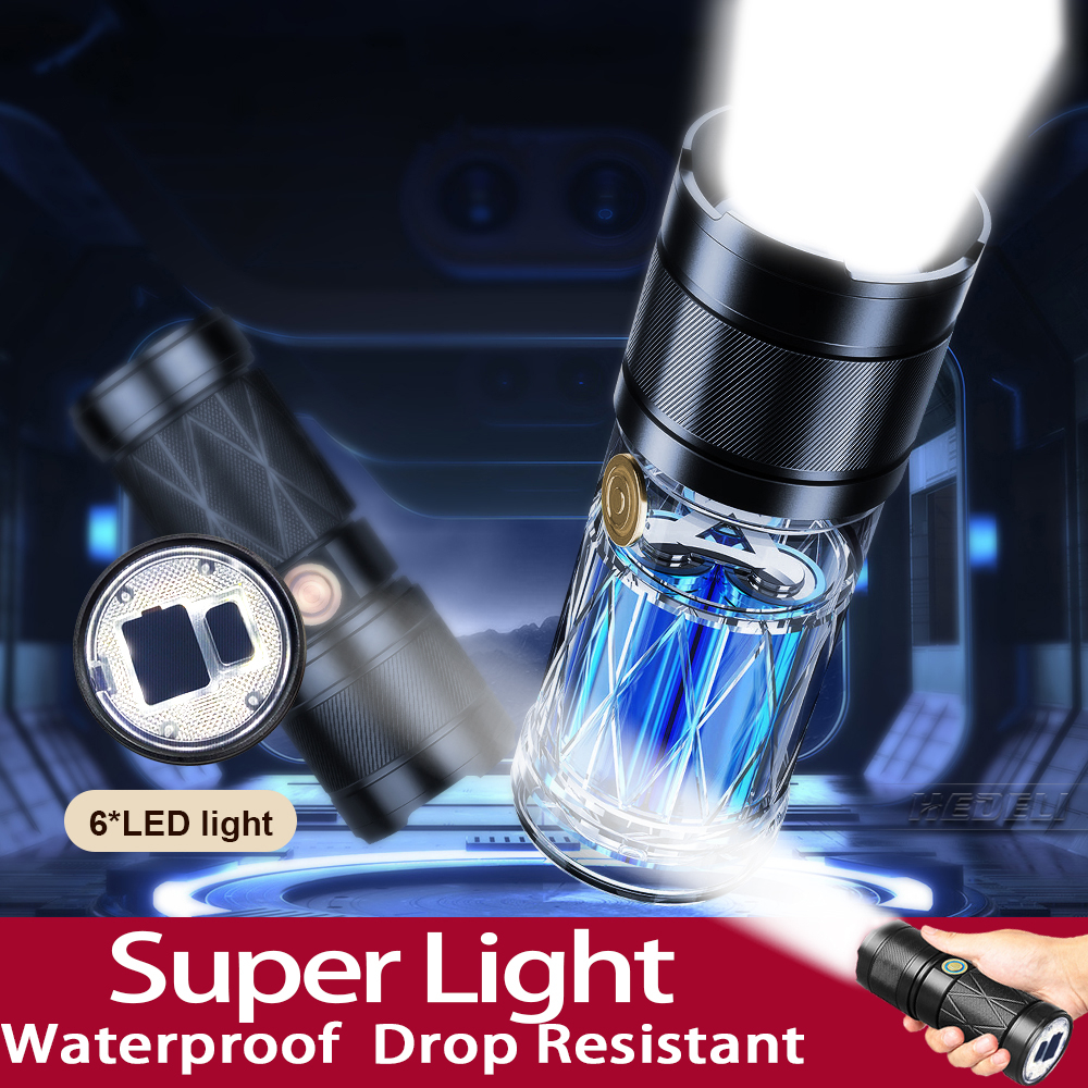 Super Outdoor Flashlight G48 LED Torch Light Super bright Flashlight ...