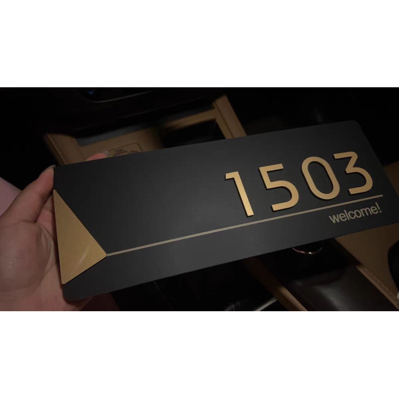 Customised Unit Sign door sign/unit number signage Customised Door Unit ...