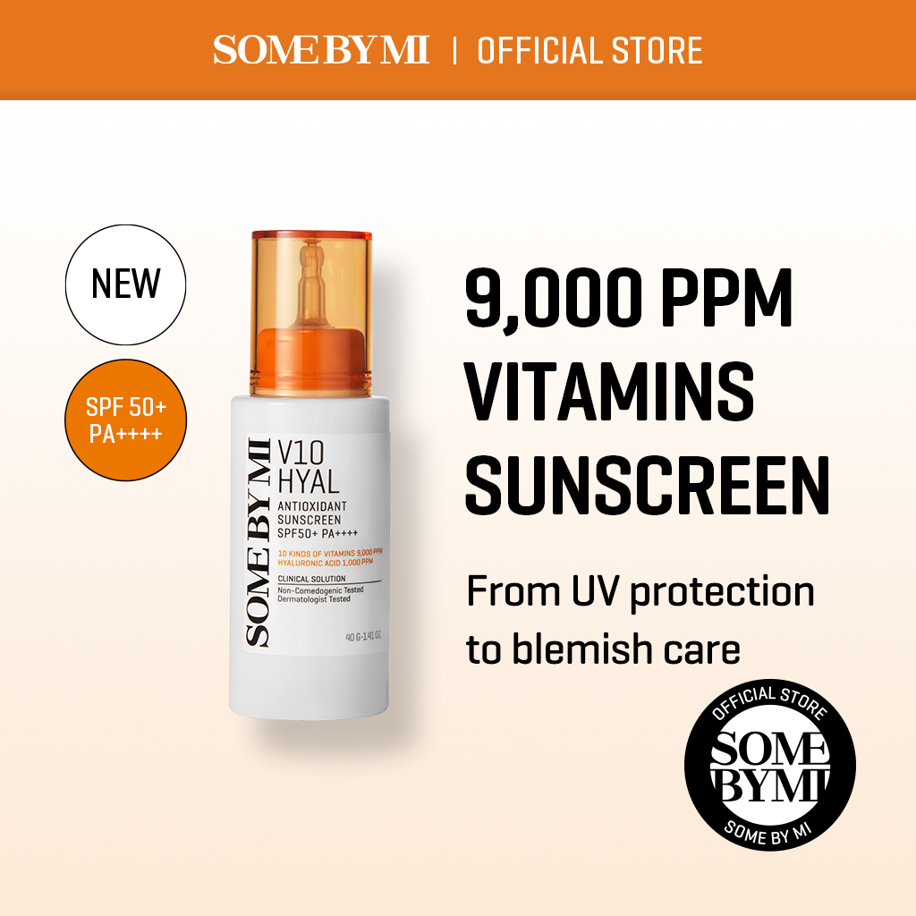 SOMEBYMI V10 Hyal Antioxidant Sunscreen SPF50+ PA++++ 40g [Brightening ...