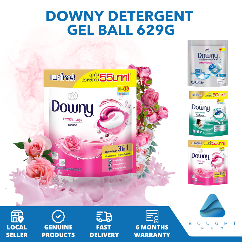 Downy Detergent Gel Ball - 327g & 629g, Fresh Laundry, Advanced ...