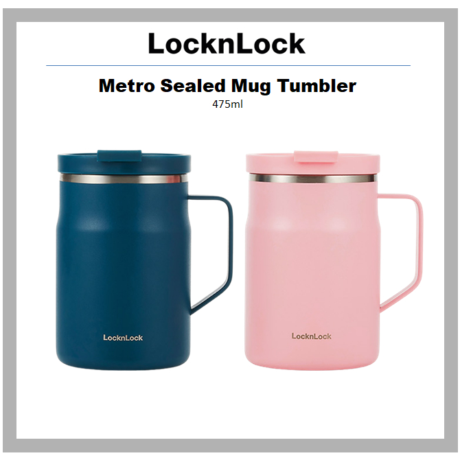 [LocknLock] Metro Sealed Mug Tumbler 475ml LHC4263 locknlock | Shopee ...