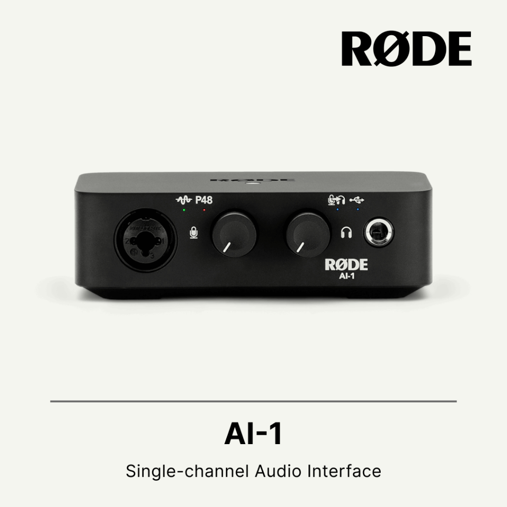 Rode AI-1 USB Audio Interface (Studio Quality AI1 Audio Mixer) | Shopee ...