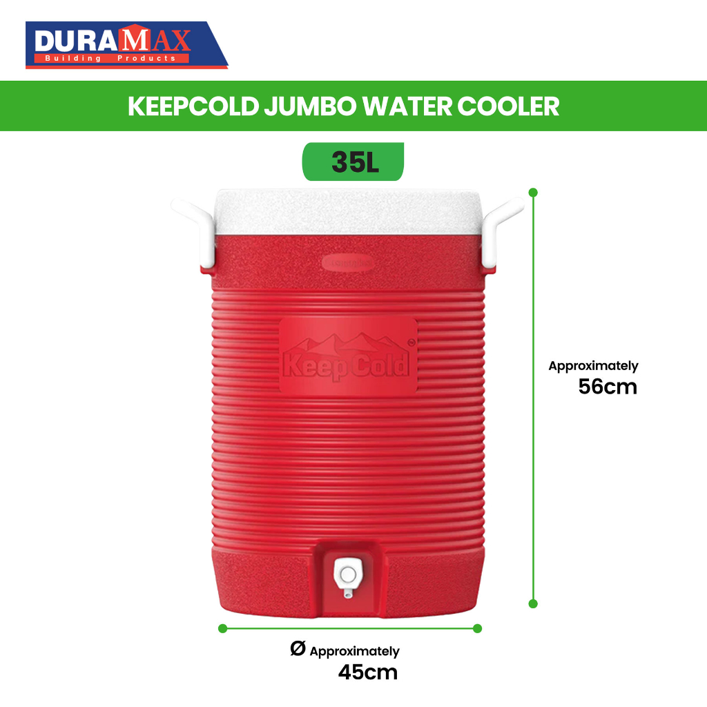 Duramax Keep Cold Jumbo Deluxe Drink Dispenser / Picnic Water Cooler ...