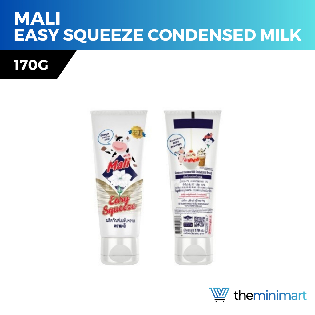Mali Easy Squeeze Condensed Milk 170g x 1 Piece - Original Flavor ...