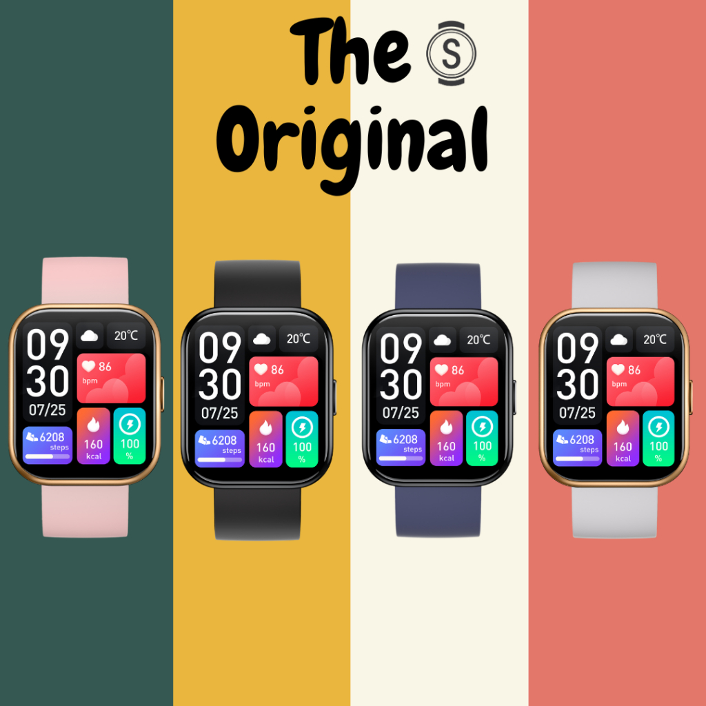 The Original Smart Watch (Square) | 100 Sports Modes| Sleep Tracking ...