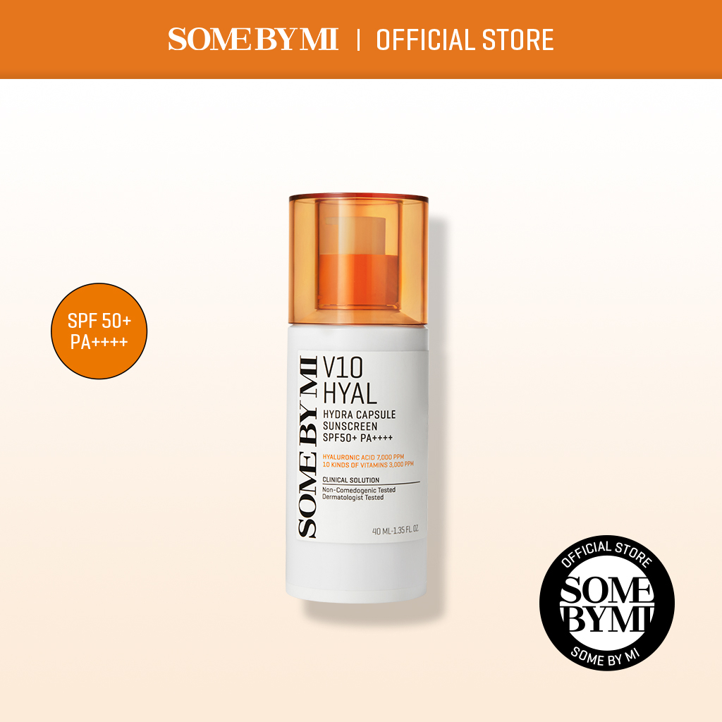 SOMEBYMI V10 Hyal Hydra Capsule Sunscreen SPF50+ PA++++ 40ml [Derma ...