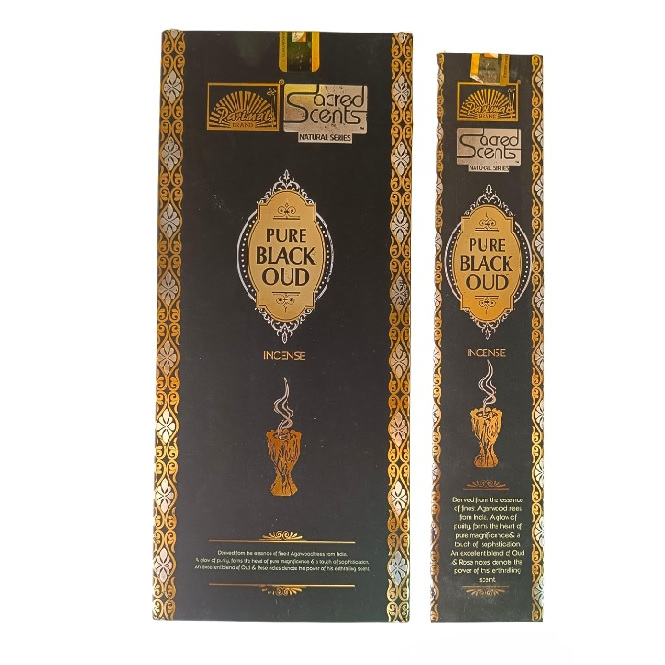 (Incense) Parimal Sacred Scents Pure Black Oud Natural Handrolled ...