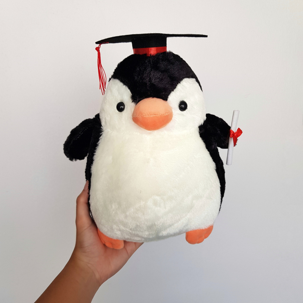 [SG SELLER] 30cm Penguin Graduation Plush | Shopee Singapore