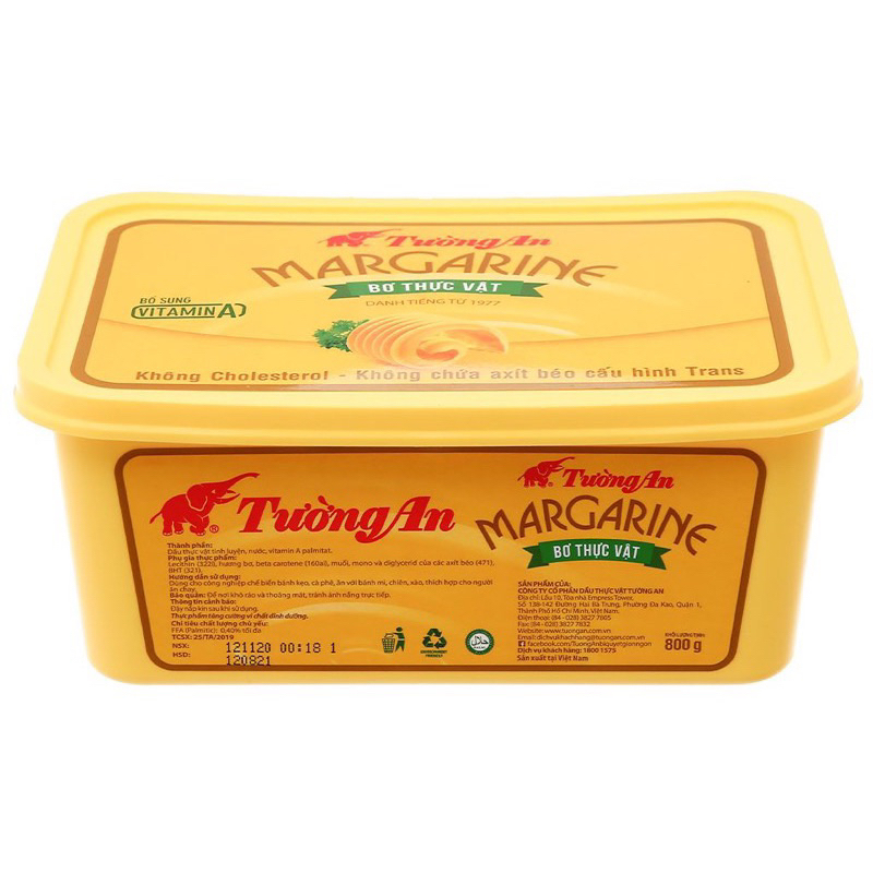 Bơ Tường An Margarine Hộp 80G Butter Tuong An Margarine Box 80G ...