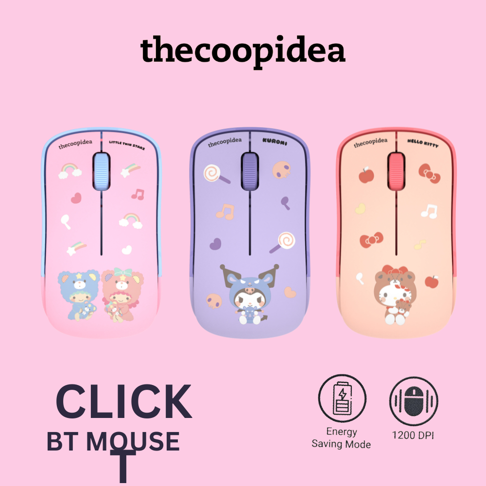 [New Arrival 2023] thecoopidea x Sanrio CLICKY Bluetooth Mouse - Little ...
