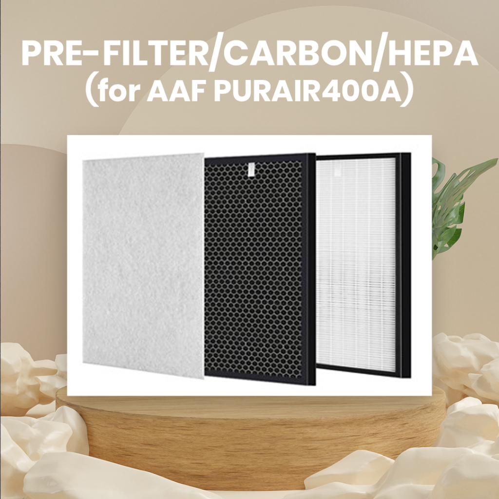 Filters for AAF PurAir400A (Pre-filter, Carbon & HEPA) | Shopee Singapore
