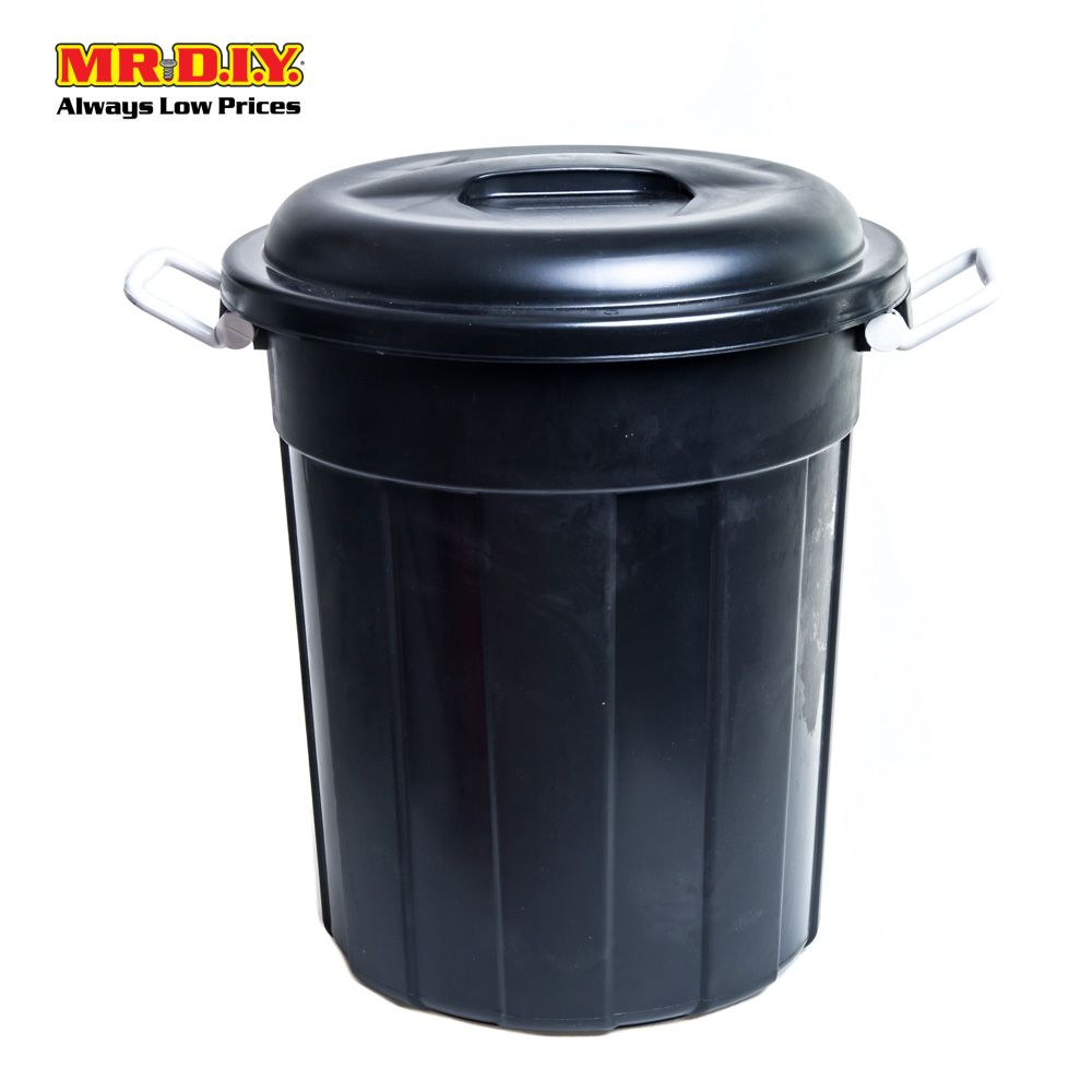 (MR.DIY) Plastic Trash Bin with Handles (45cm x 50cm) | Shopee Singapore