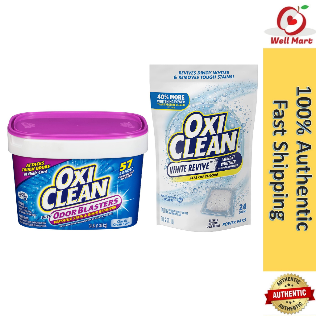 OxiClean White Revive Laundry Whitener Strain Remover / Washing Machine ...