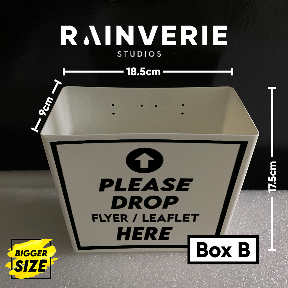 [Local Seller🇸🇬] Flyer/Leaflet box with Vinyl Decal | Shopee Singapore