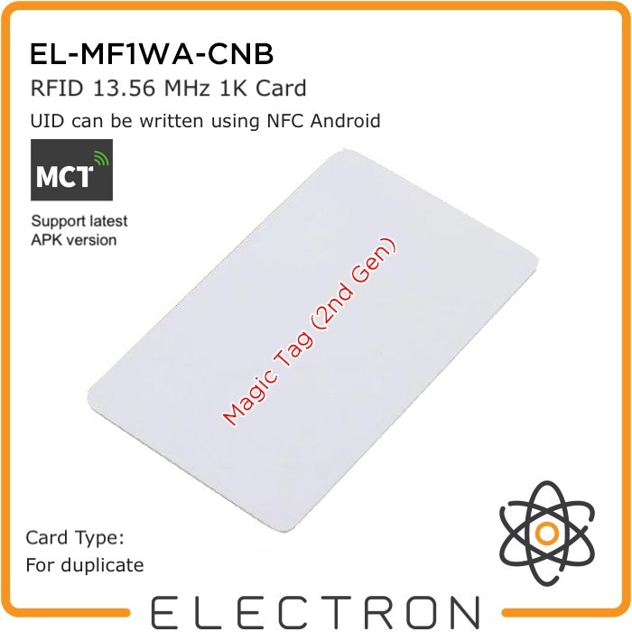 Sg Seller Rfid 1356 Mhz 1k Card Key Fob Keychain Android Rewritable Cuid Nfc Mifare Clone 9669