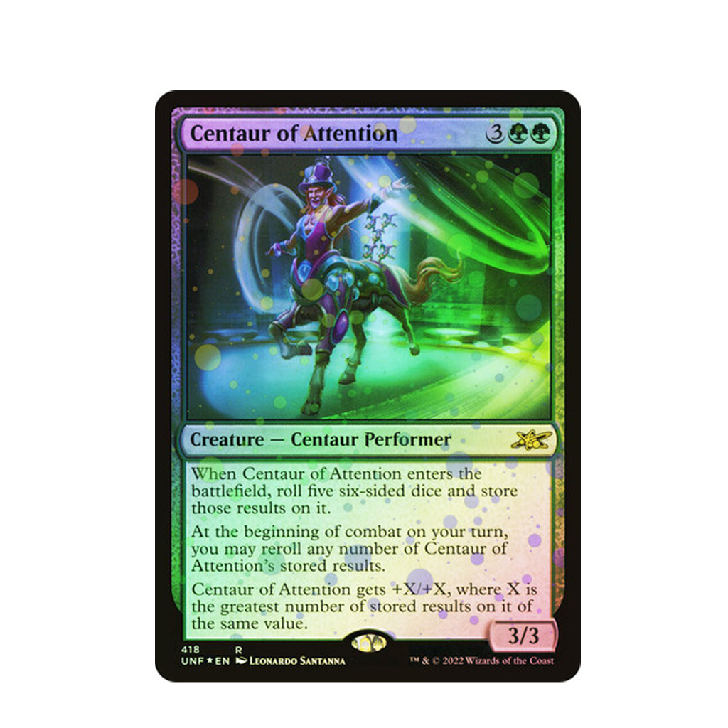 Magic The Gathering - Centaur of Attention Card (Unfinity) | Shopee ...