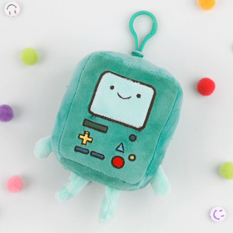 Adventure Time BMO Plush type Key Ring Key Chain Bag Purse Charm ...