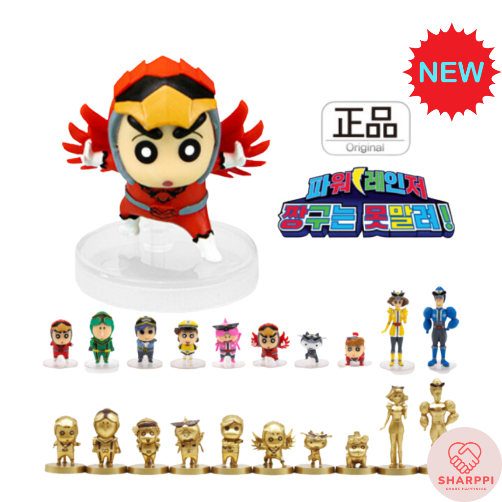 Crayon Shin Chan Power ranger Figurine Kids Toys | Shopee Singapore