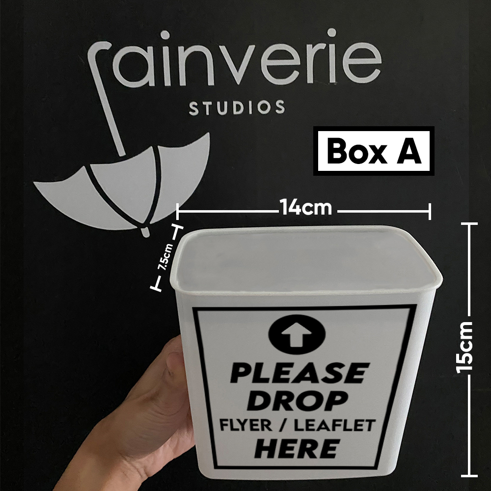 [Local Seller🇸🇬] Flyer/Leaflet box with Vinyl Decal | Shopee Singapore