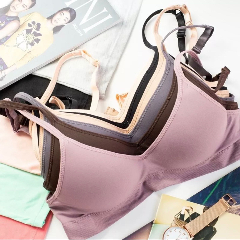 Seamless Wireless Comfort Bra Cup B | Shopee Singapore