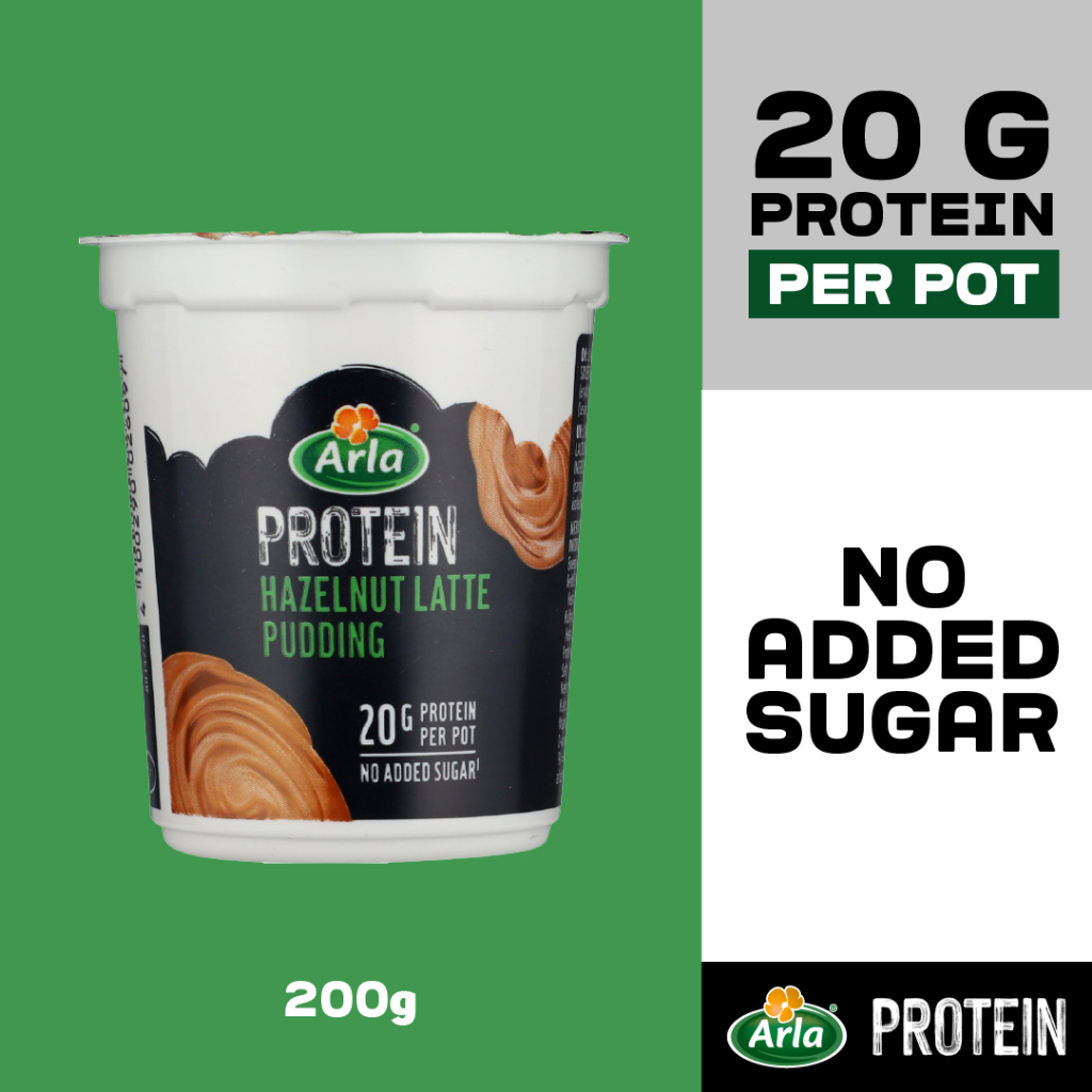 Arla Protein Hazelnut Pudding 200g (BCAA) - EXP: 6/1/2026 | Shopee ...