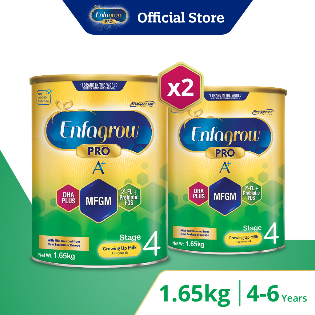 [Bundle of 2] Enfagrow Pro A+ Stage 4 Milk Powder Formula for Children ...