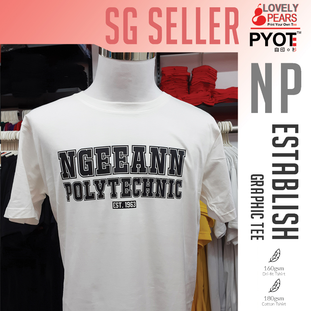 [EST] Ngee Ann Polytechnic T-Shirts | Shopee Singapore