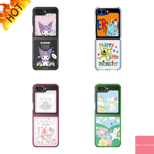 Sanrio Suit case Galaxy Z Flip 5 Flip5 Cover Card Samsung Collaboration ...