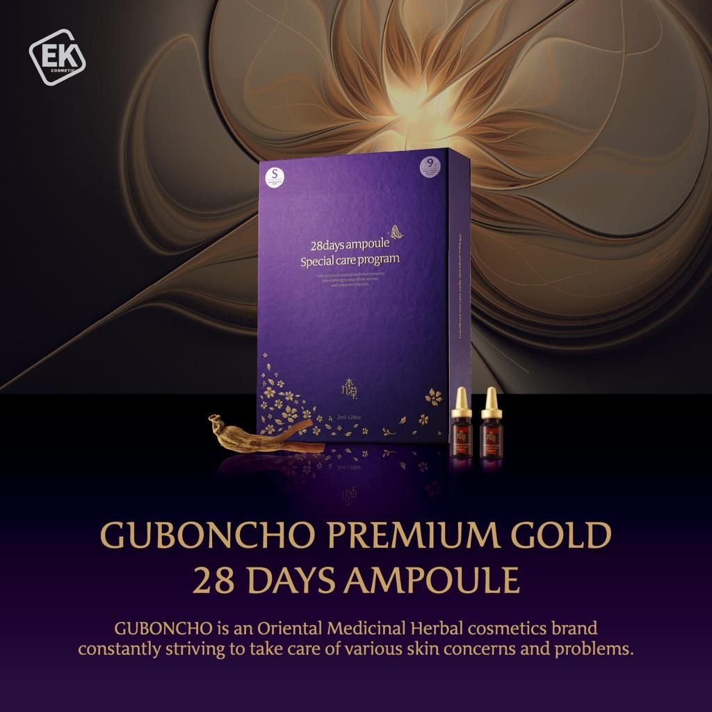 GUBONCHO Premium Gold 28days Ampoule Set (2 boxes) | Shopee Singapore