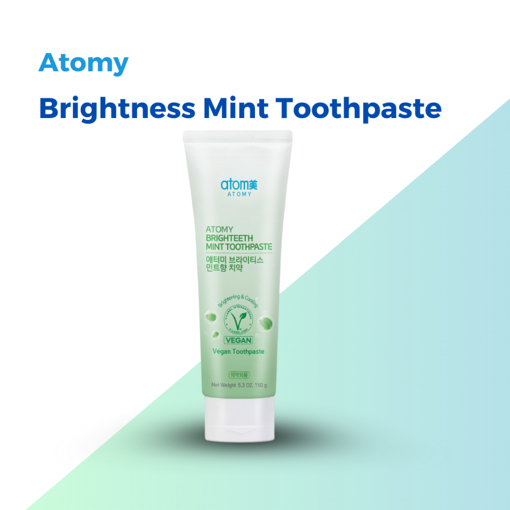 Atomy Brightness Mint Toothpaste 150g x 3 pieces | Shopee Singapore