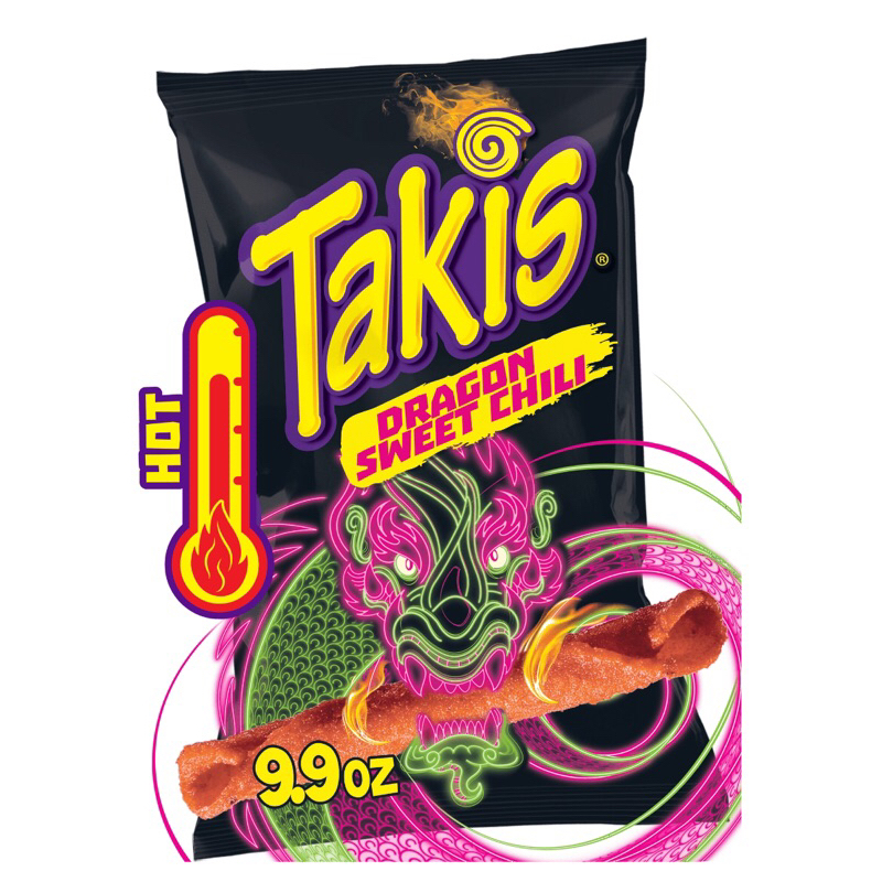 😍Limited Edition Barcel Takis Dragon Spicy Sweet Chili Rolled Tortilla ...