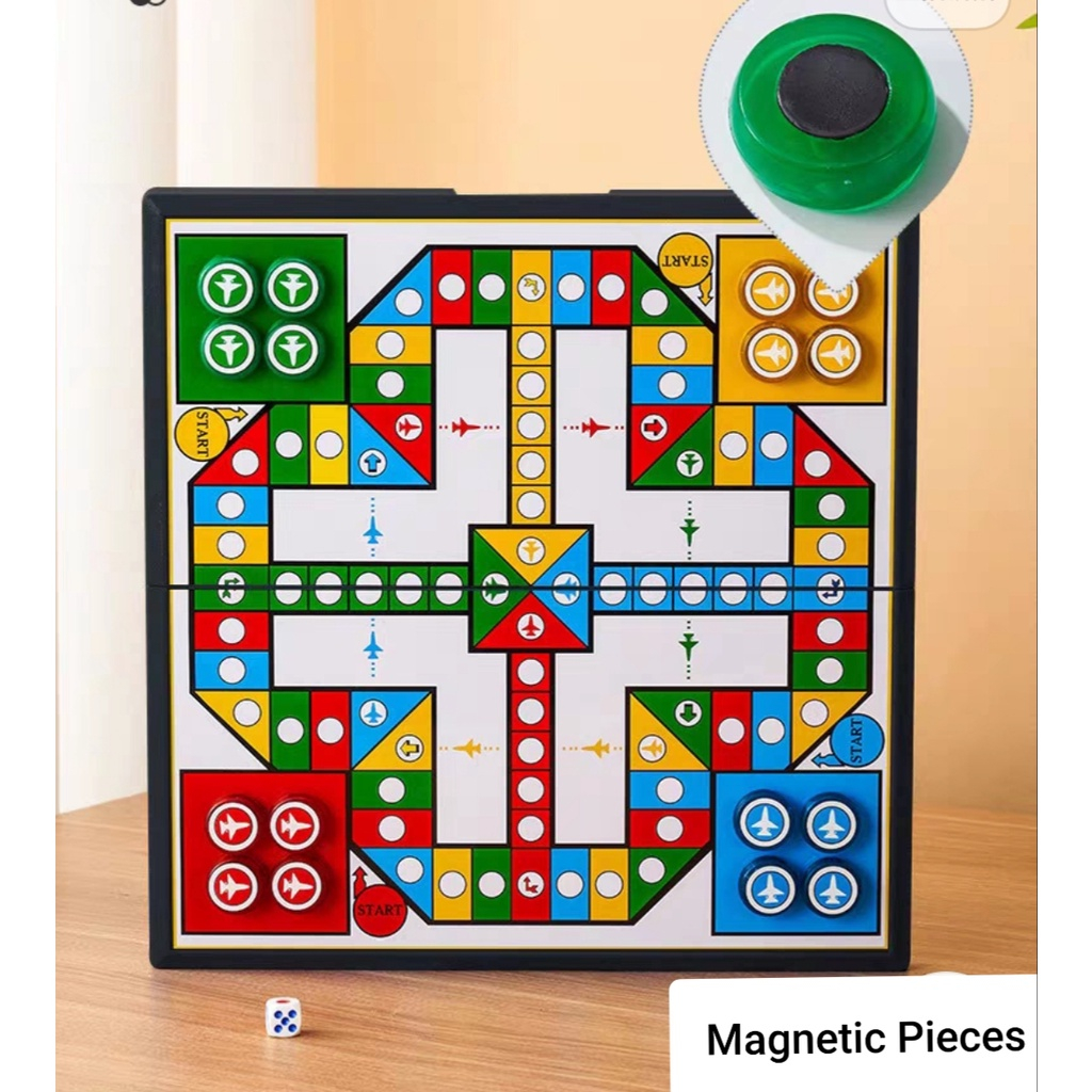 (SG Stock) Magnetic Aeroplane Flying Chess Board Game with Mystery Gift ...