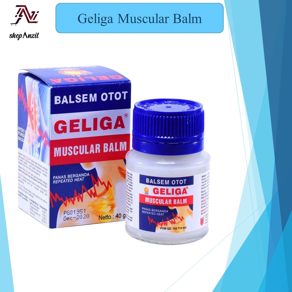 Geliga Muscular Balm 20g/40g | Shopee Singapore