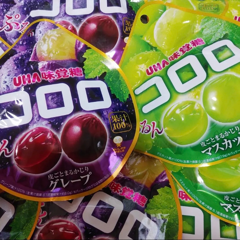 UHA Cororo Grape/Muscat Flavored Gummy Sweet Candy | Shopee Singapore