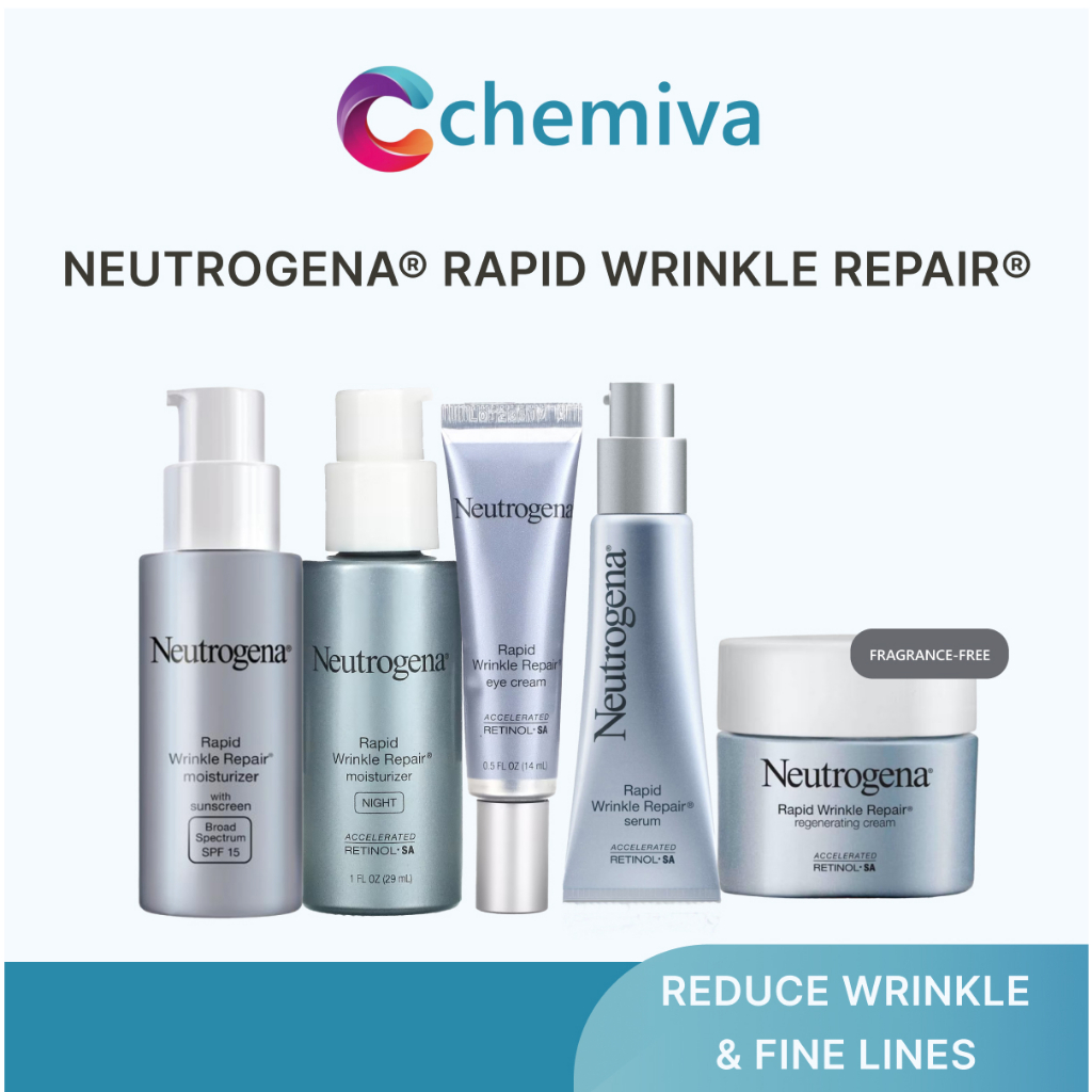 Neutrogena Rapid Wrinkle Repair Retinol Day Night Moisturizer Facial