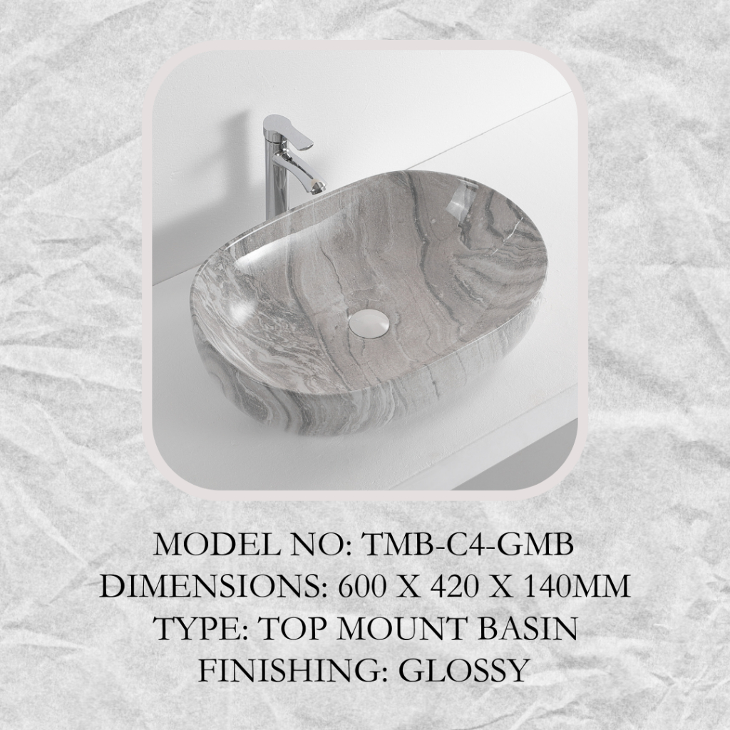 LOCAL READY STOCKS bathroom wash basin top mount vanity basin cabinet ...