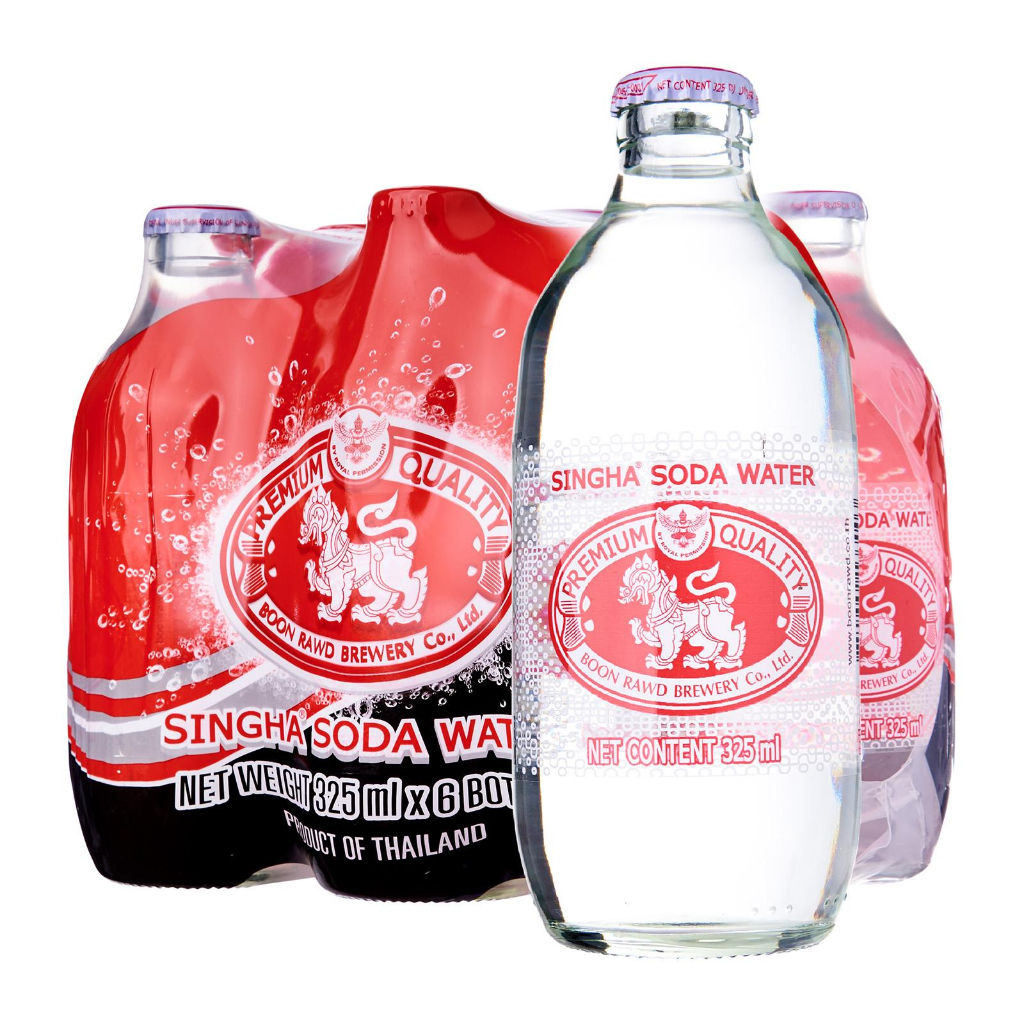 Singha Soda Water Pack 6 Bottles x 325ml | Shopee Singapore