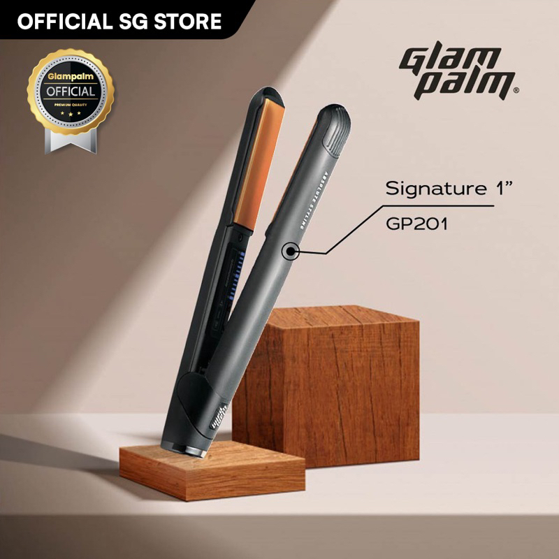 Glampalm Signature 1" GP201 Hair Straightener | Hair Iron | Official SG Store | Shopee Singapore