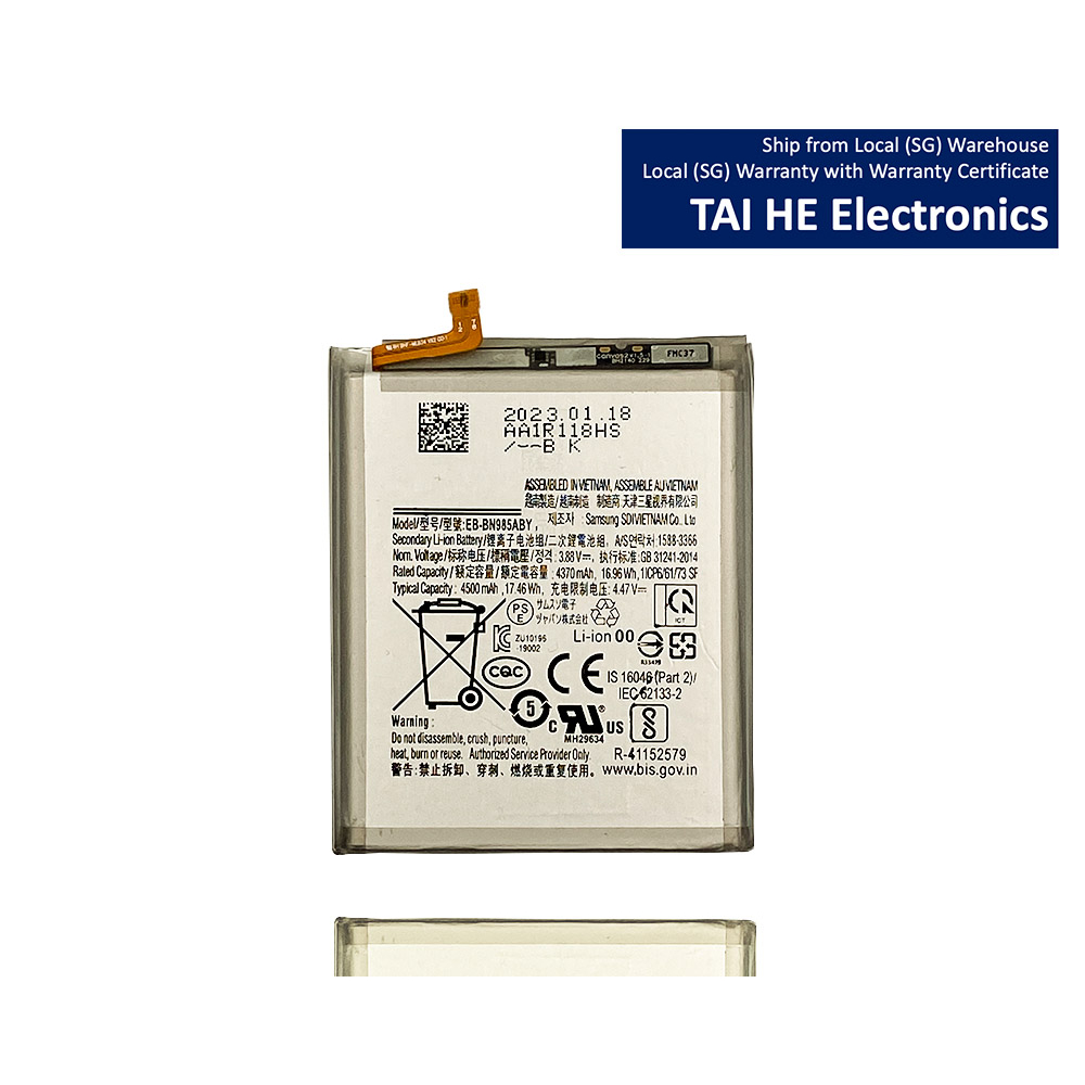 EB-BN985ABY battery Note 20 Ultra 5G Battery SM-N985F SM-N986F SM-N986B ...