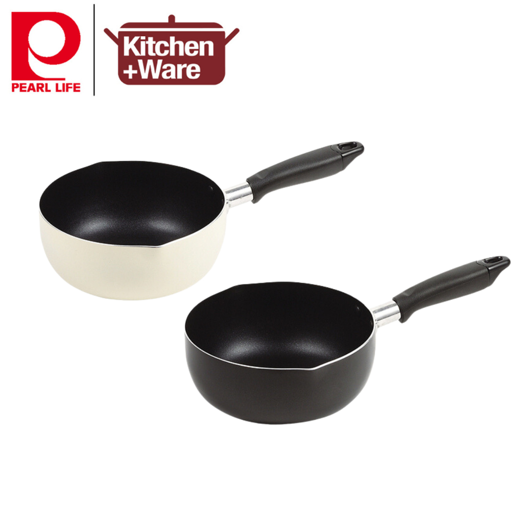 Pearl Life Mono Style Aluminium 18cm Yukihira Pan / Sauce Pan with ...