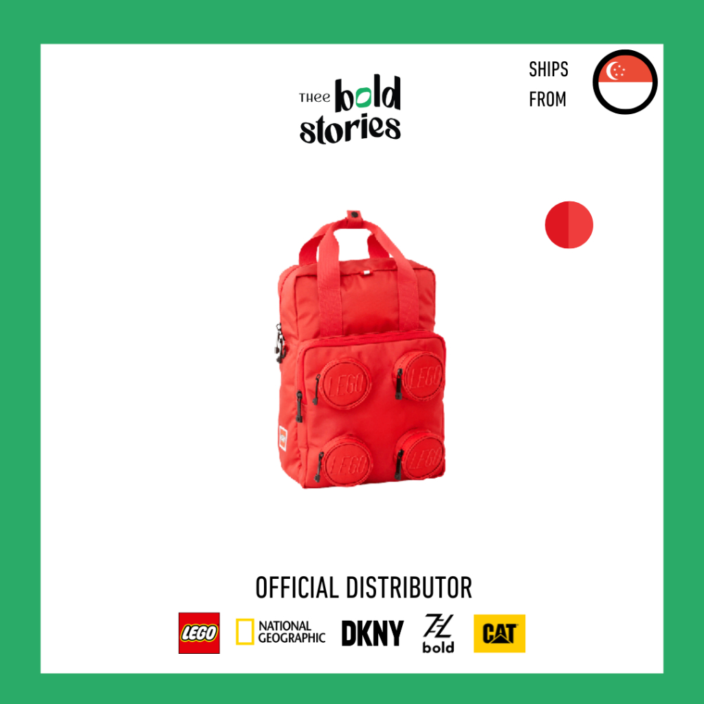 LEGO | Signature Brick 2x2 Backpack | Shopee Singapore